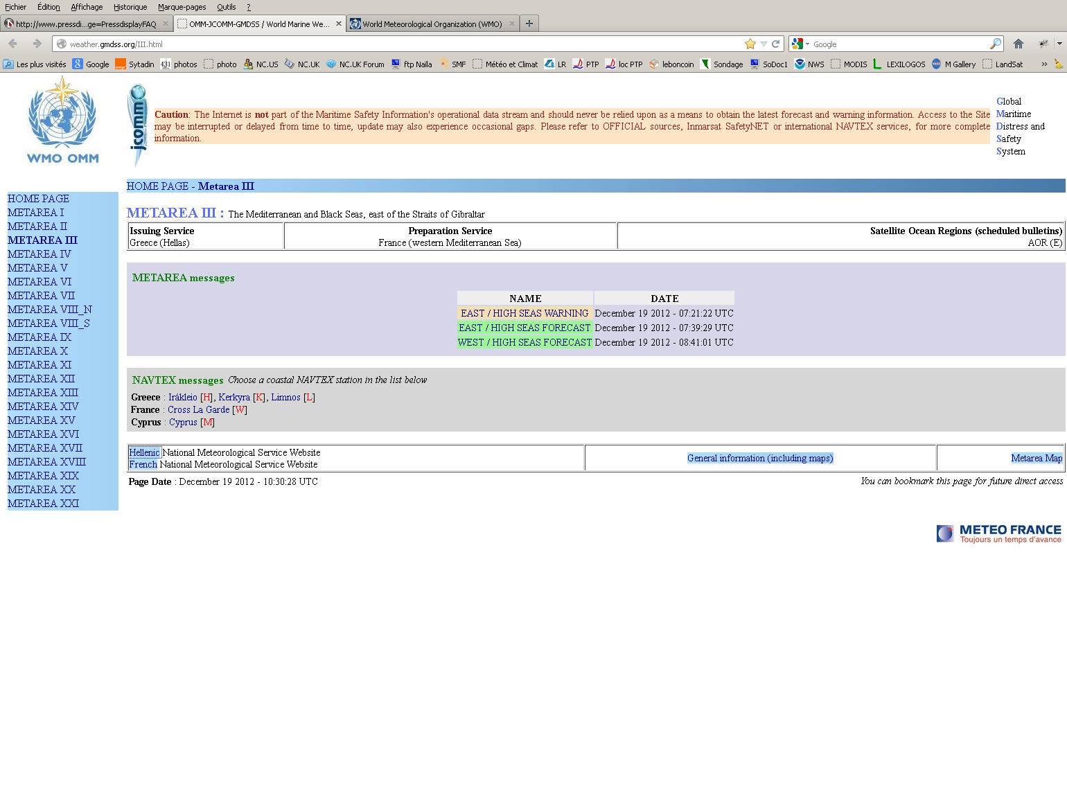 Pratiques et Techniques de la Plaisance